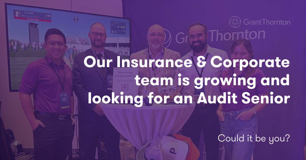 Audit Senior - Insurance & Corporate | Grant Thornton